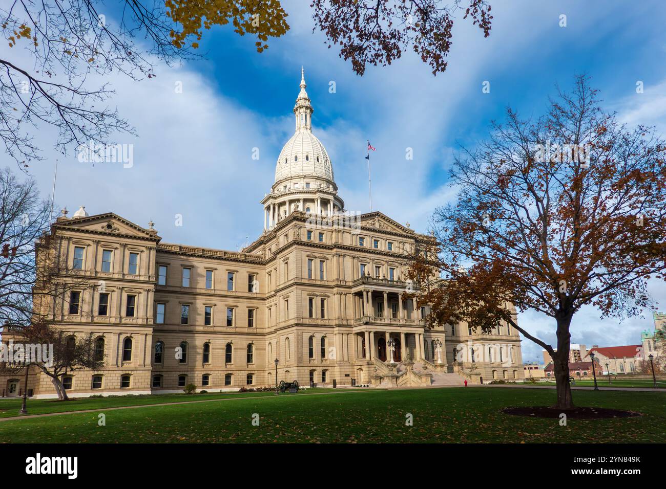 Michigan capitol building hi-res stock photography and images - Alamy