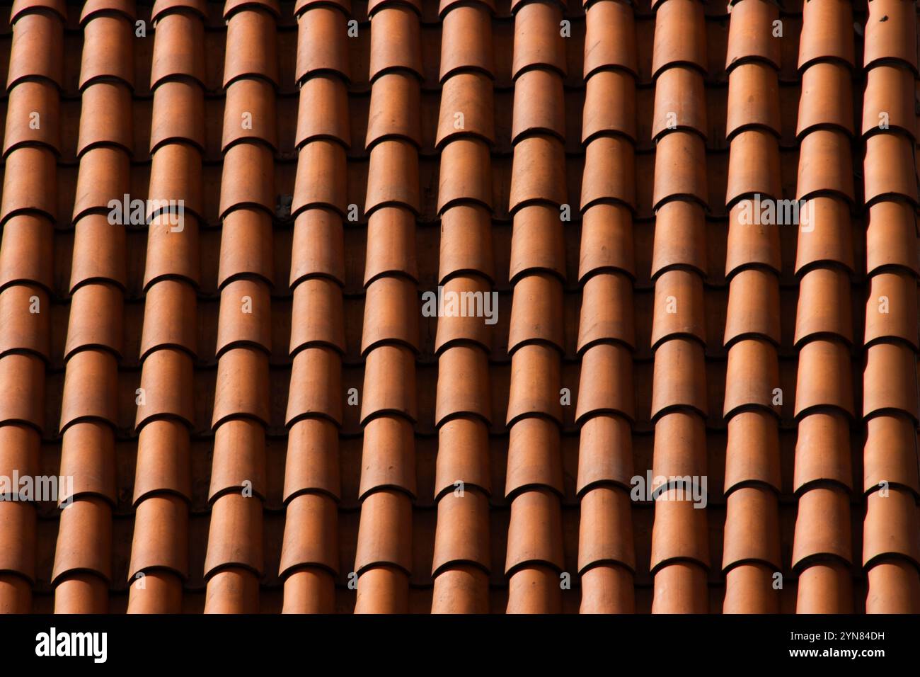 Clay tiles roof details Stock Photo - Alamy
