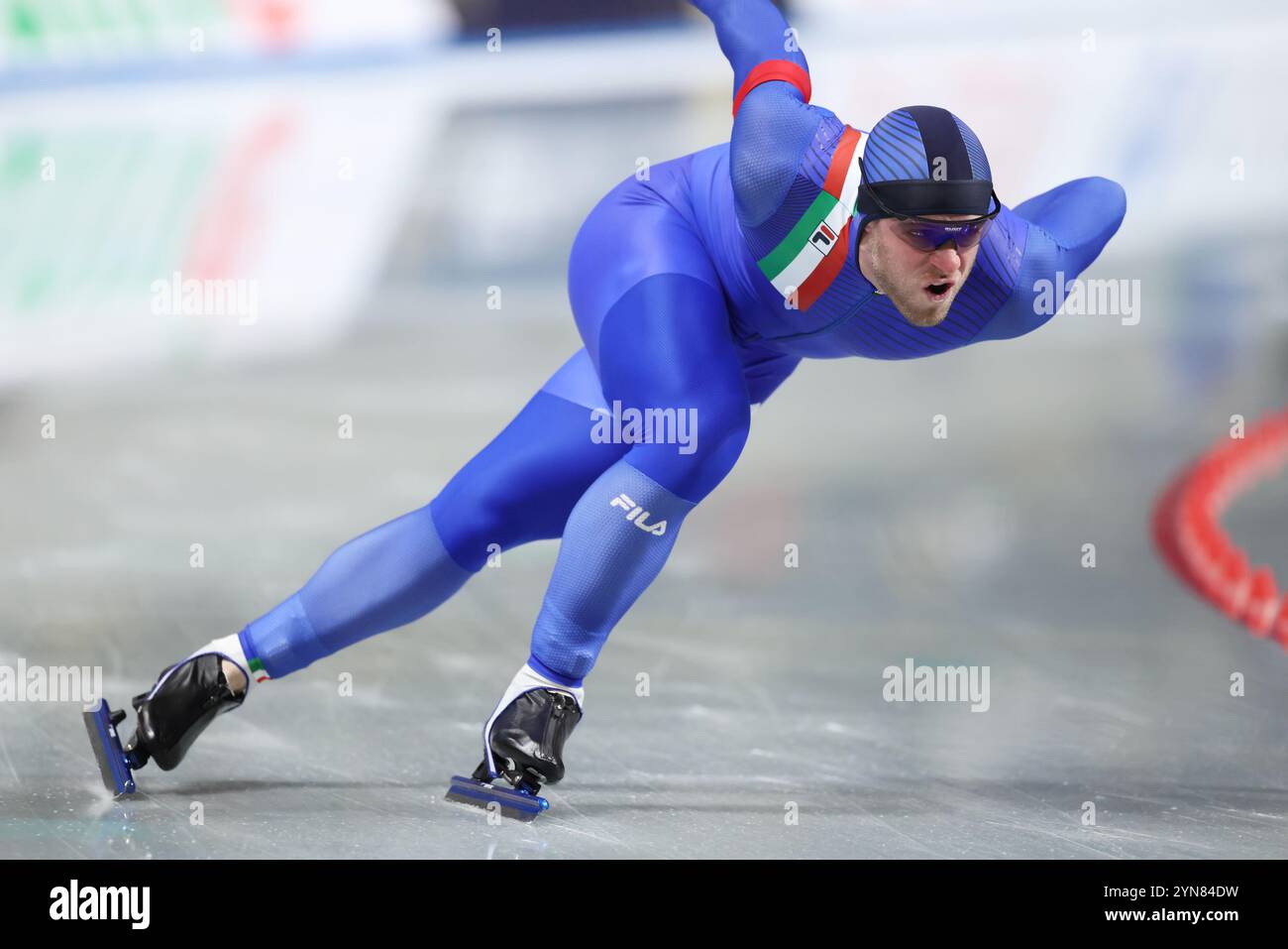 Nagano, Japan. 23rd Nov, 2024. Bosa David (ITA) Speed Skating : ISU Speed Skating World Cup 2024 ...
