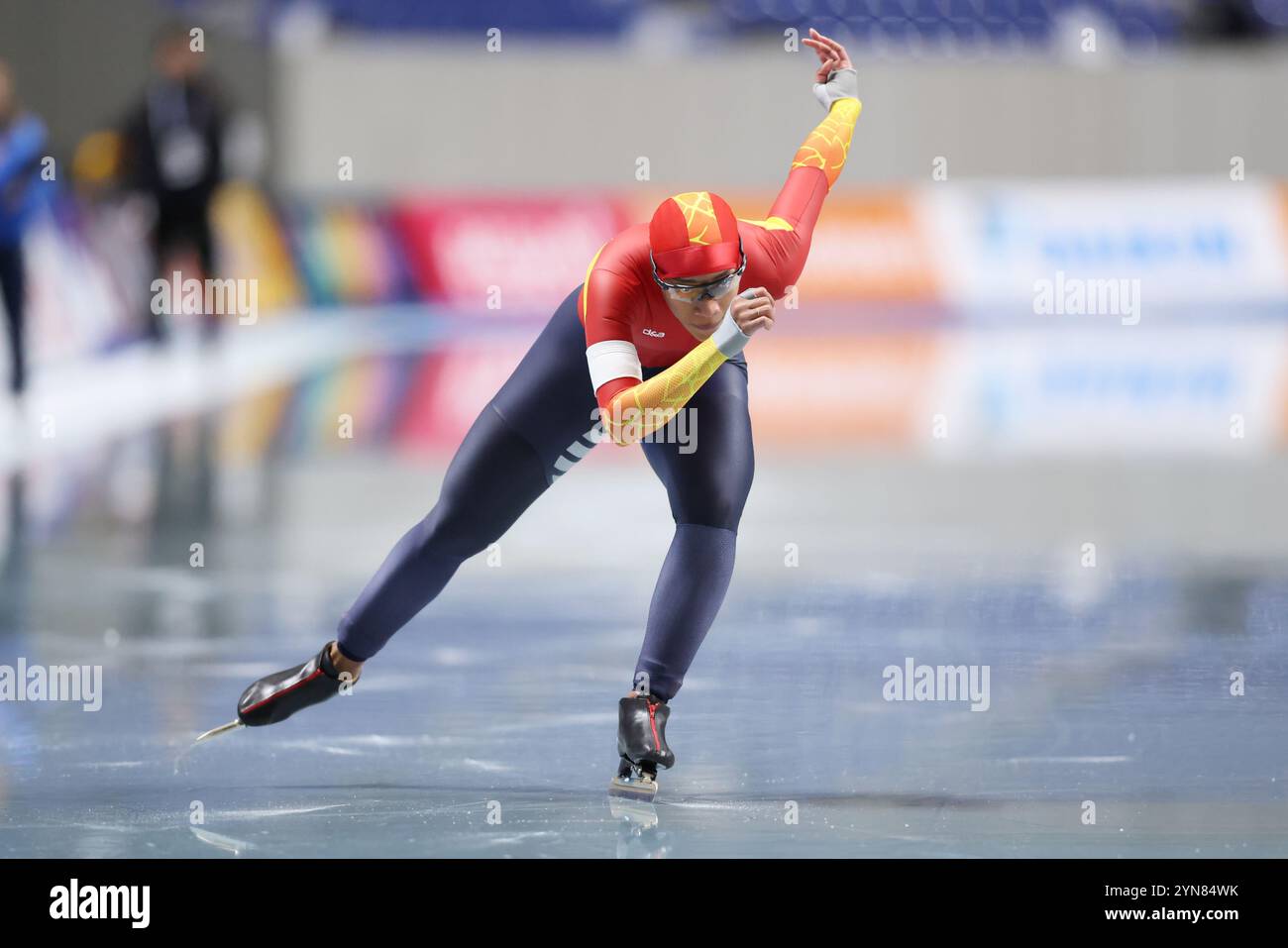 Nagano, Japan. 23rd Nov, 2024. Gonzalez Salazar Luisa Maria (ESP) Speed ...