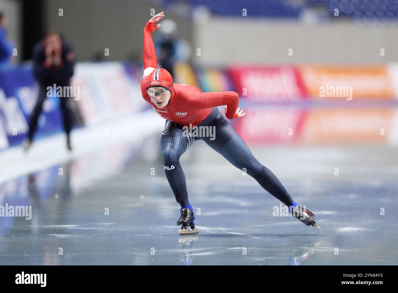 Nagano, Japan. 23rd Nov, 2024. Samsonsen Julie Nistad (NOR) Speed ...