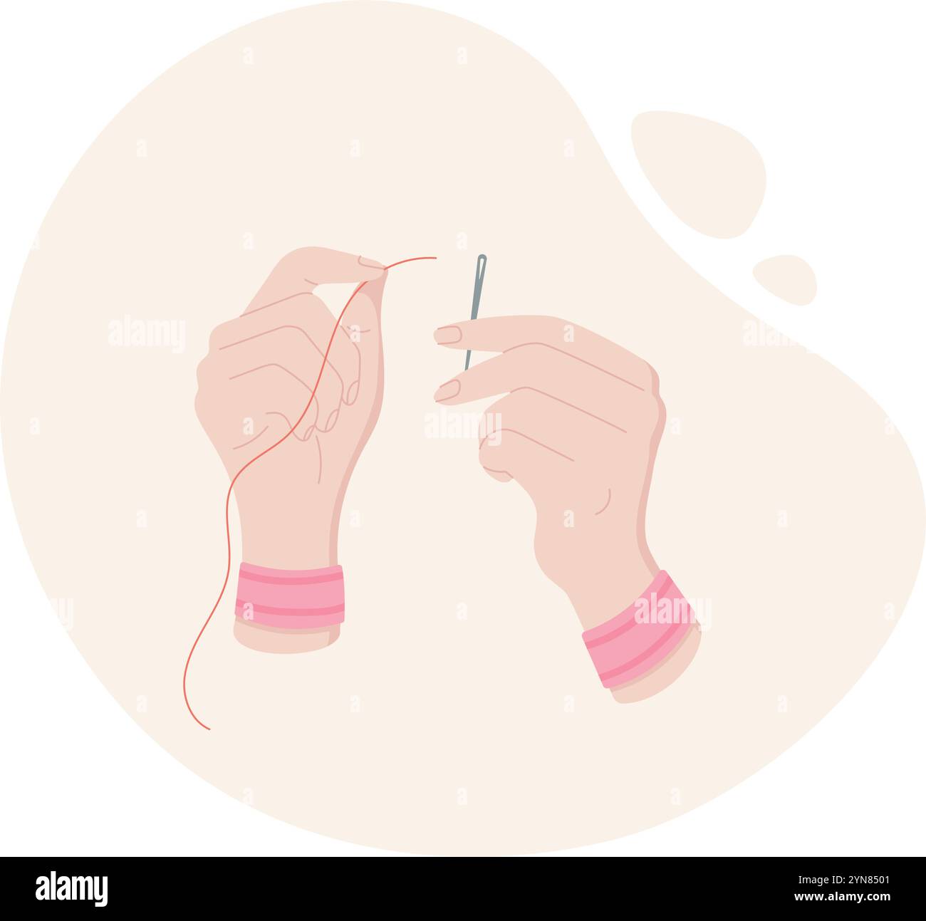 Hands Knitting Icon Stock Vector Image & Art - Alamy