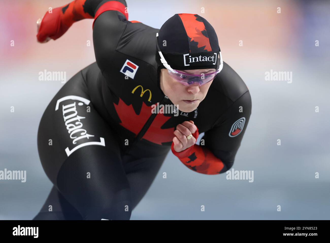 Nagano, Japan. 23rd Nov, 2024. Maddison Pearman (CAN) Speed Skating ...