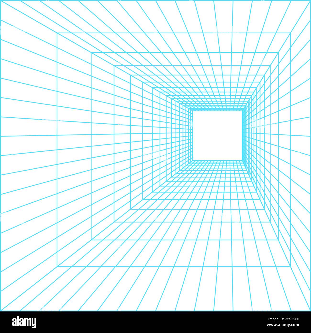 Y2k 3d Grid Vortex Stock Vector Image & Art - Alamy