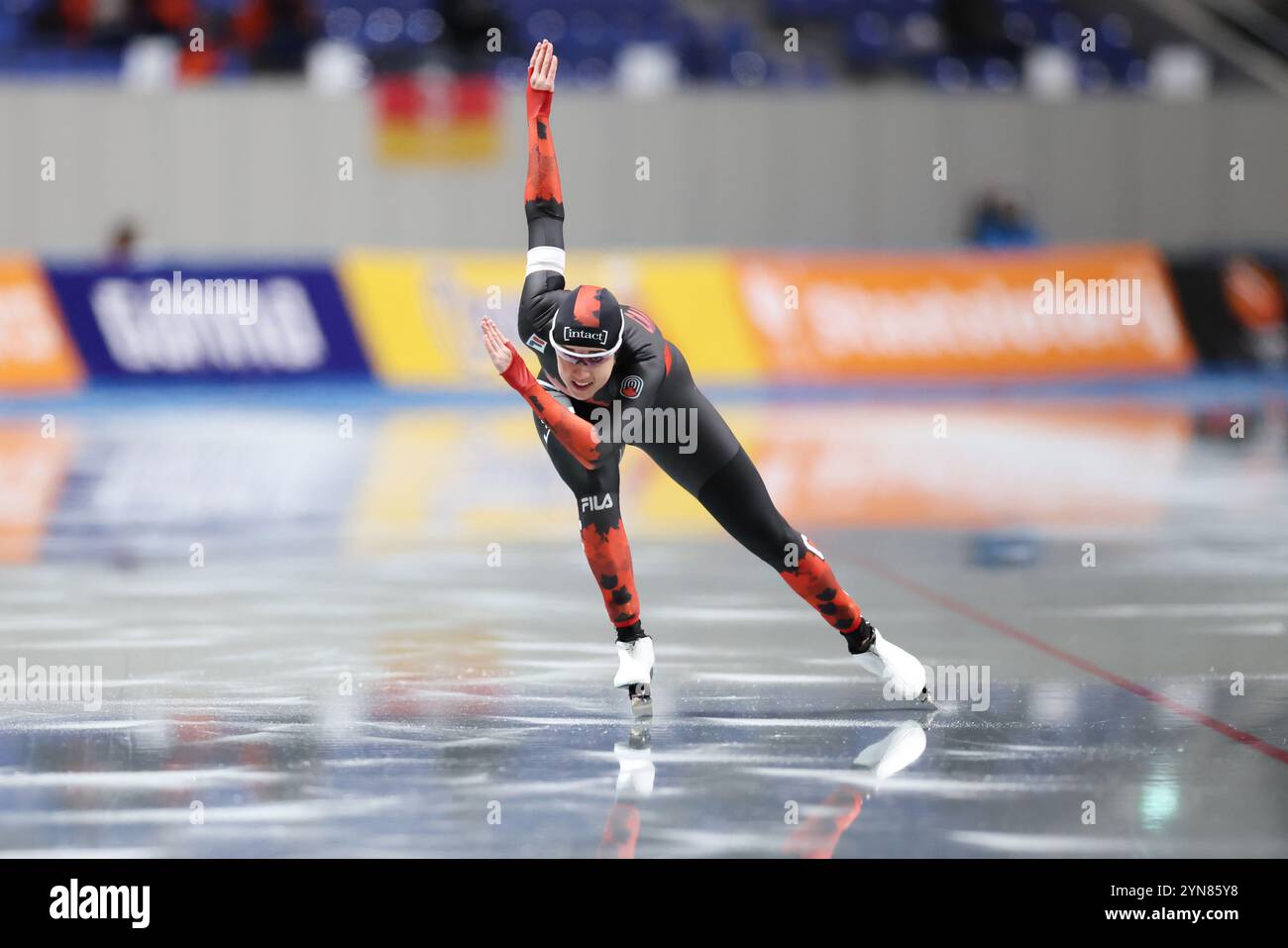Nagano, Japan. 24th Nov, 2024. Beatrice Lamarche (CAN) Speed Skating ...