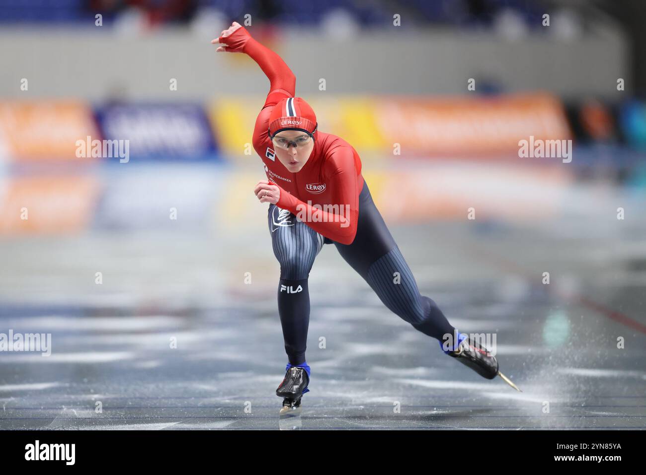 Nagano, Japan. 24th Nov, 2024. Samsonsen Julie Nistad (NOR) Speed ...