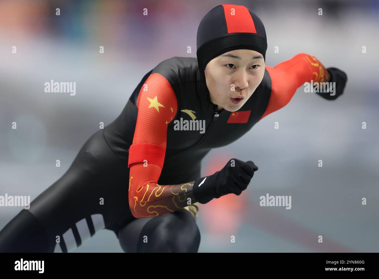 Nagano, Japan. 24th Nov, 2024. Chong Pei (CHN) Speed Skating : ISU ...