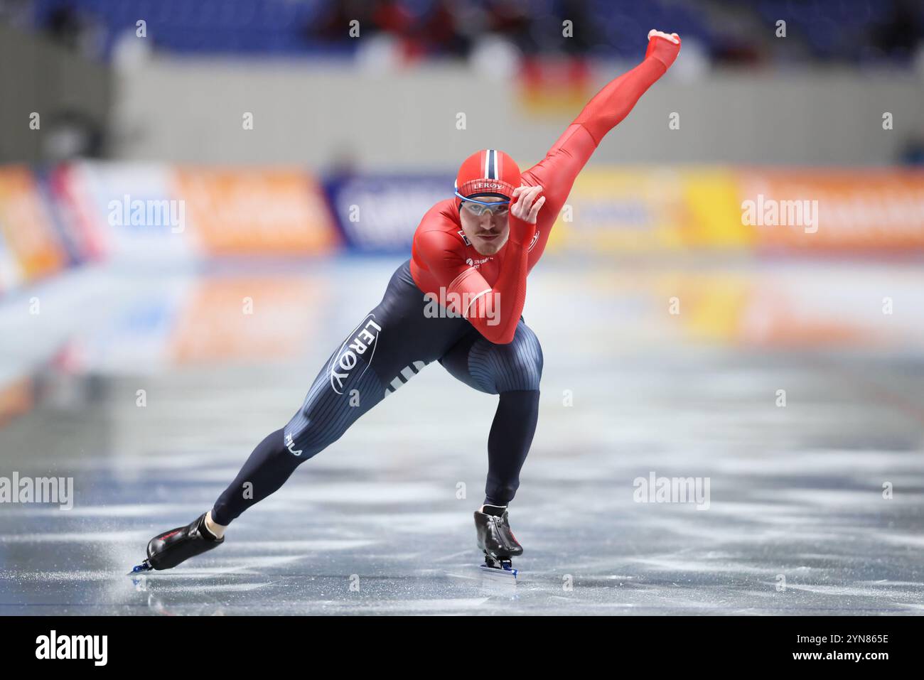 Nagano, Japan. 24th Nov, 2024. Kristensen Pal Myhren (NOR) Speed ...