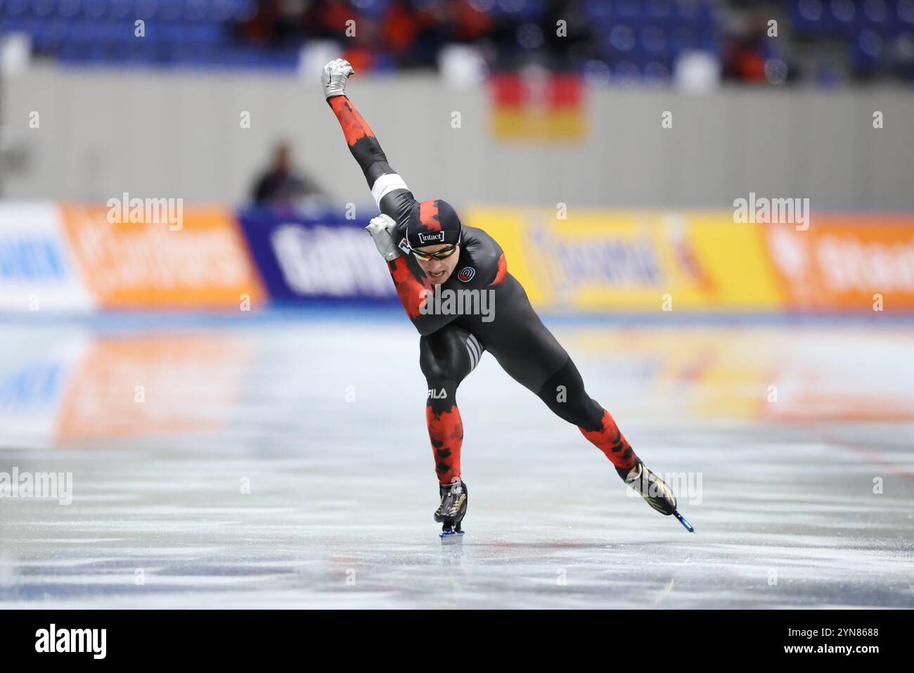 Nagano, Japan. 24th Nov, 2024. Christopher Fiola (CAN) Speed Skating ...