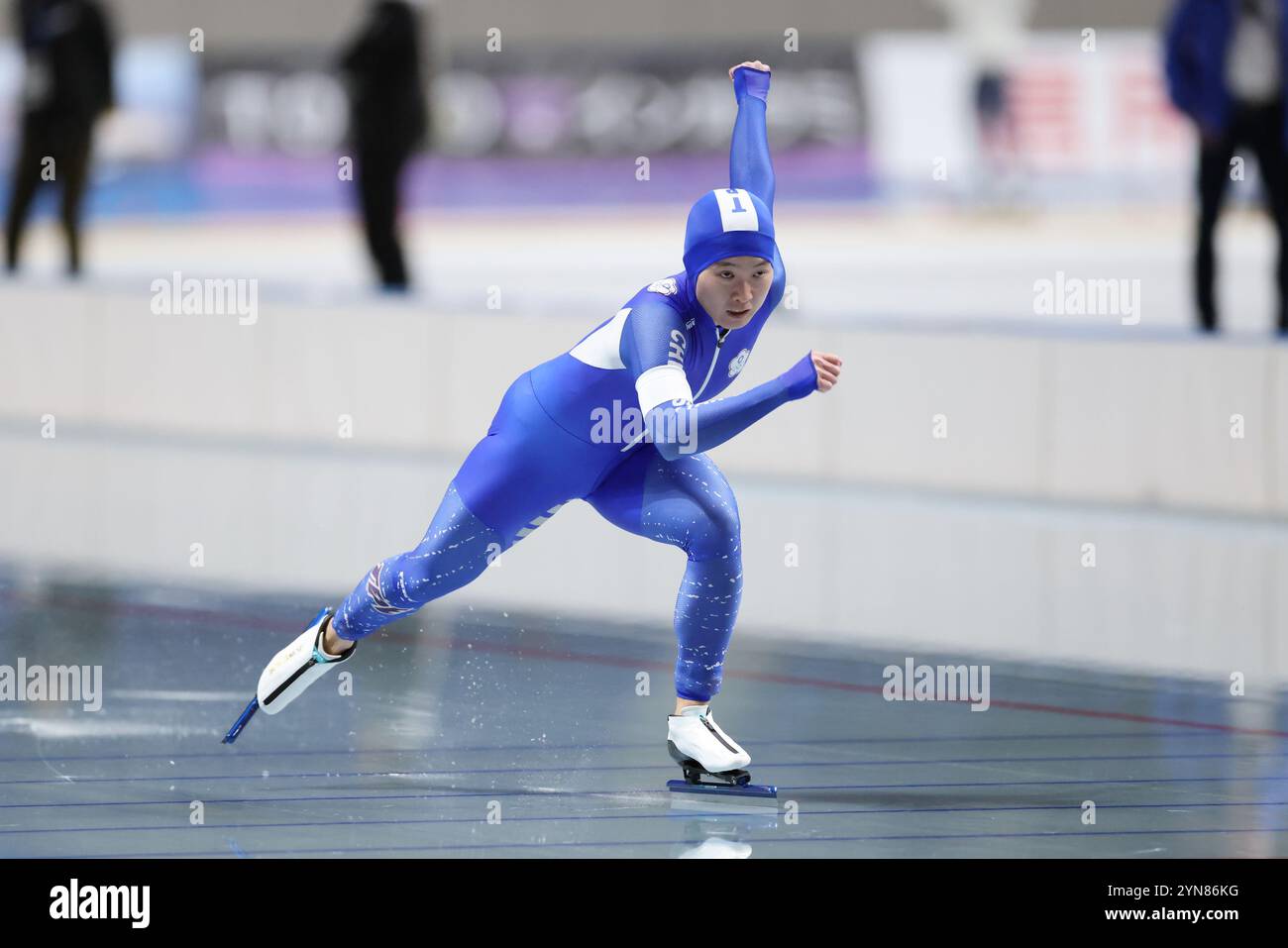 Nagano, Japan. 24th Nov, 2024. Ying-Chu Chen (TPE) Speed Skating : ISU ...