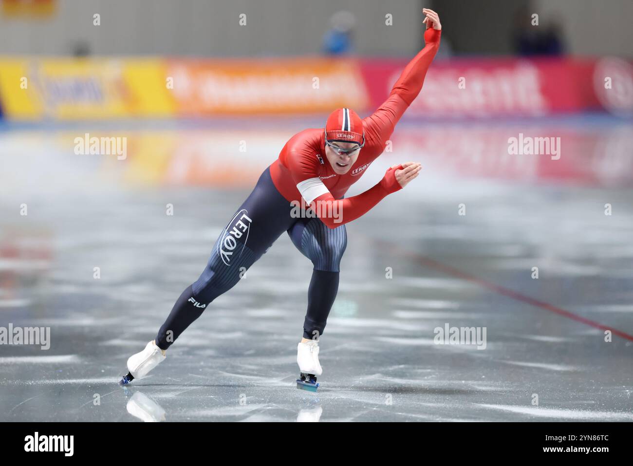 Nagano, Japan. 24th Nov, 2024. Brattgjerd Siver (NOR) Speed Skating ...