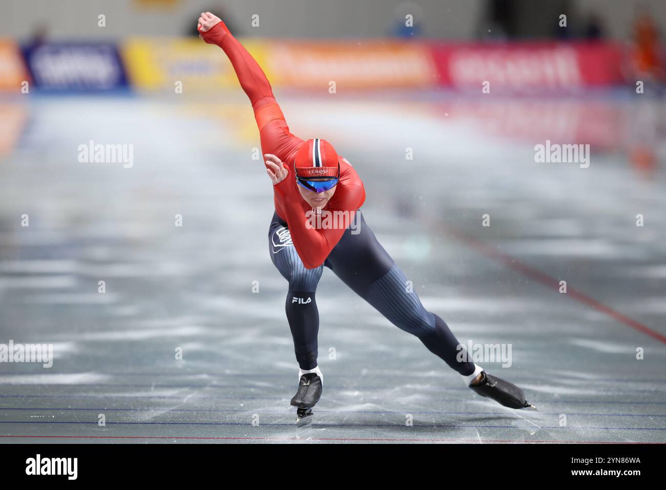 Nagano, Japan. 24th Nov, 2024. Bjorn Magnussen (NOR) Speed Skating ...