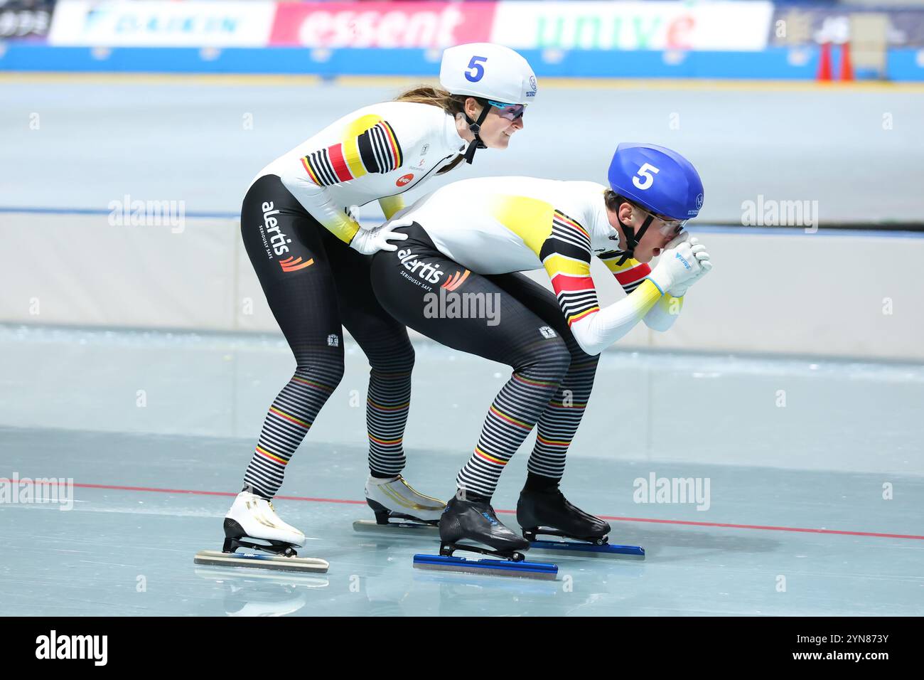 Nagano, Japan. 24th Nov, 2024. (L to R) Vanhoutte Fran, Beelen Robbe ...