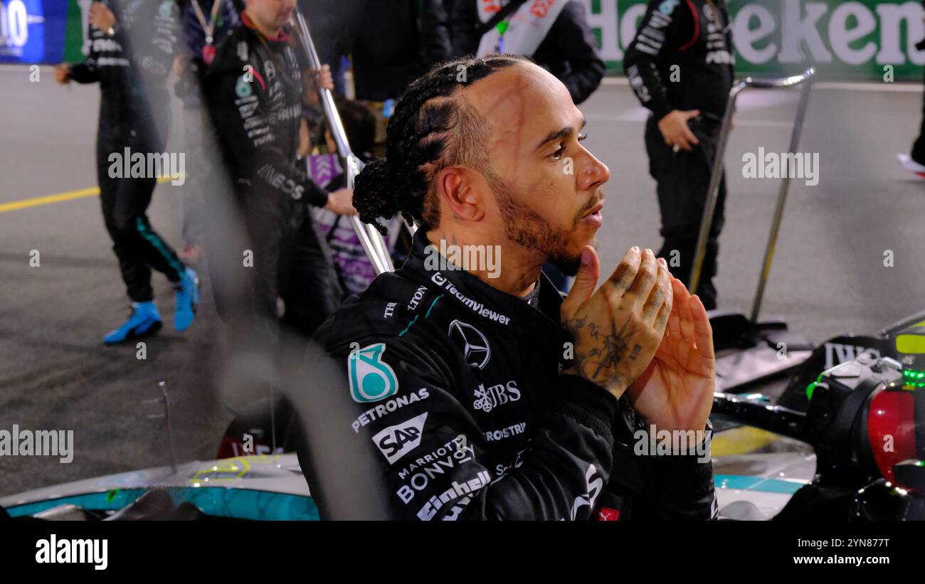 Las Vegas, Nv, USA. 24th Nov, 2024. November 23, 2024: Lewis Hamilton ...