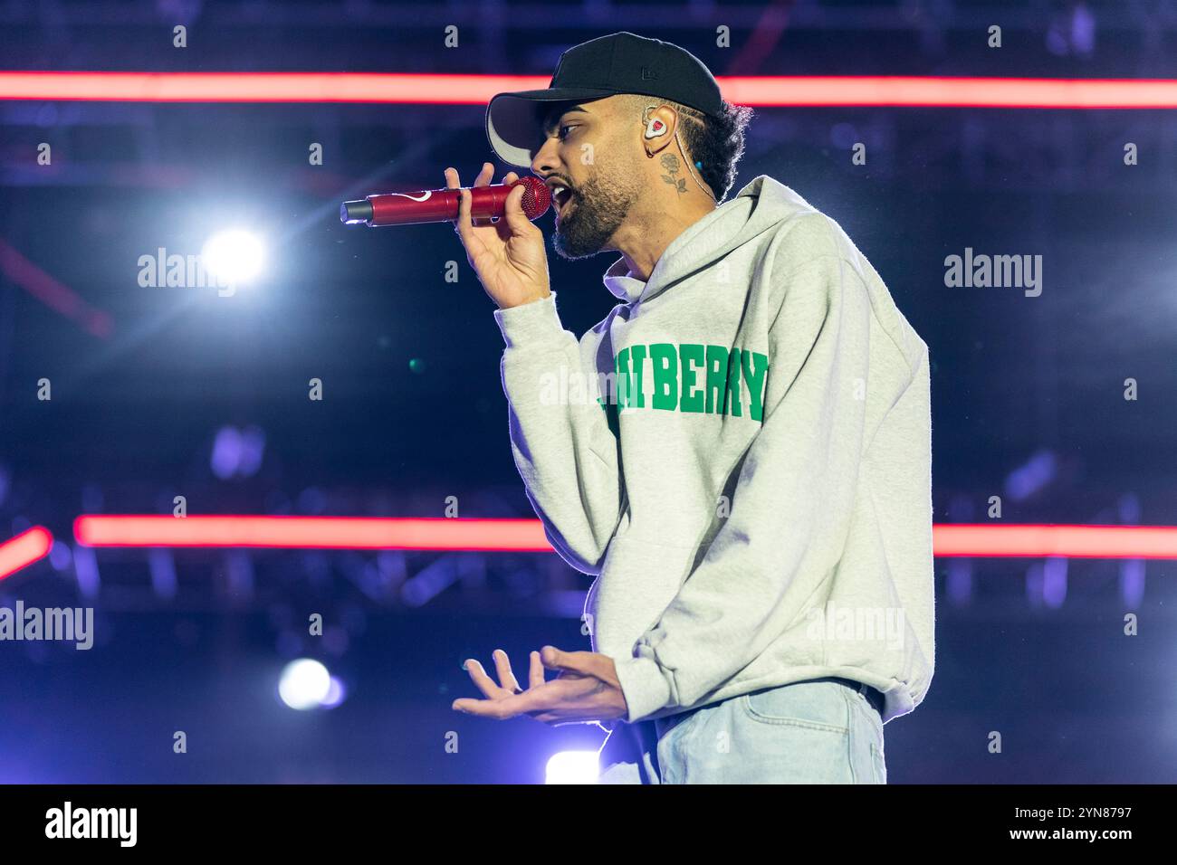 Puerto Rican singer Jay Wheeler performs during the Coca-Cola Flow Fest ...