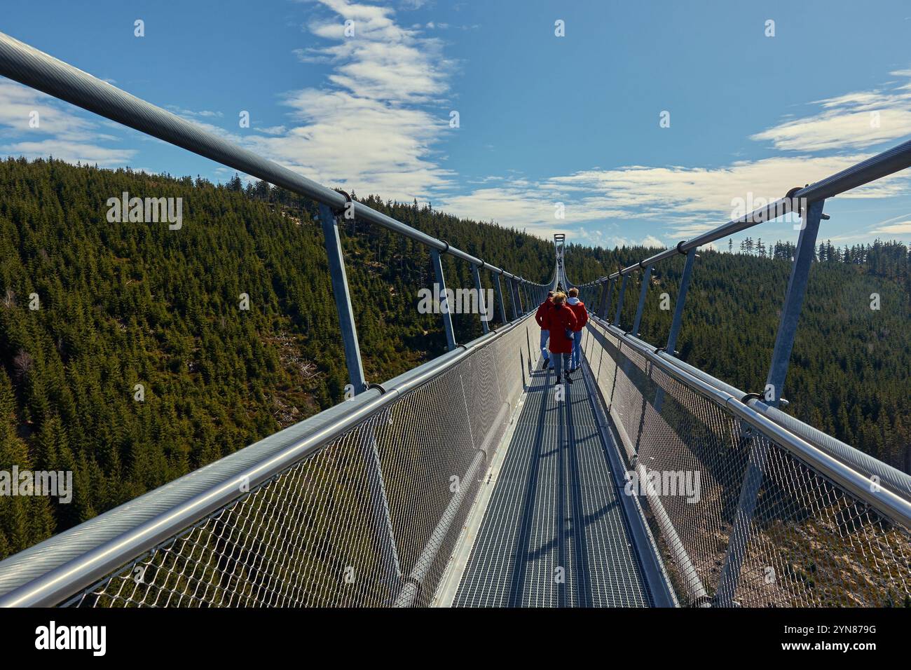 Skybridge 721 suspension footbridge hi-res stock photography and images ...