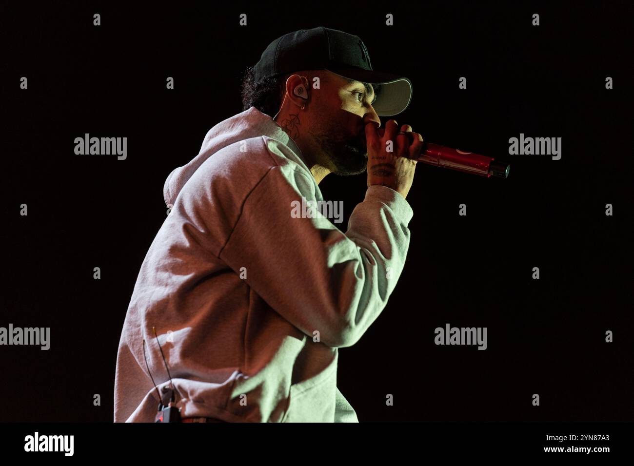 Puerto Rican singer Jay Wheeler performs during the Coca-Cola Flow Fest ...