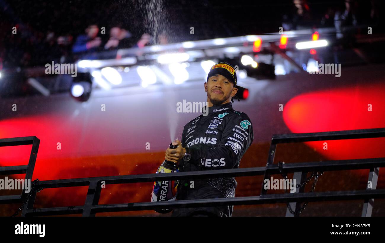Las Vegas, Nv, USA. 24th Nov, 2024. November 23, 2024: Lewis Hamilton ...