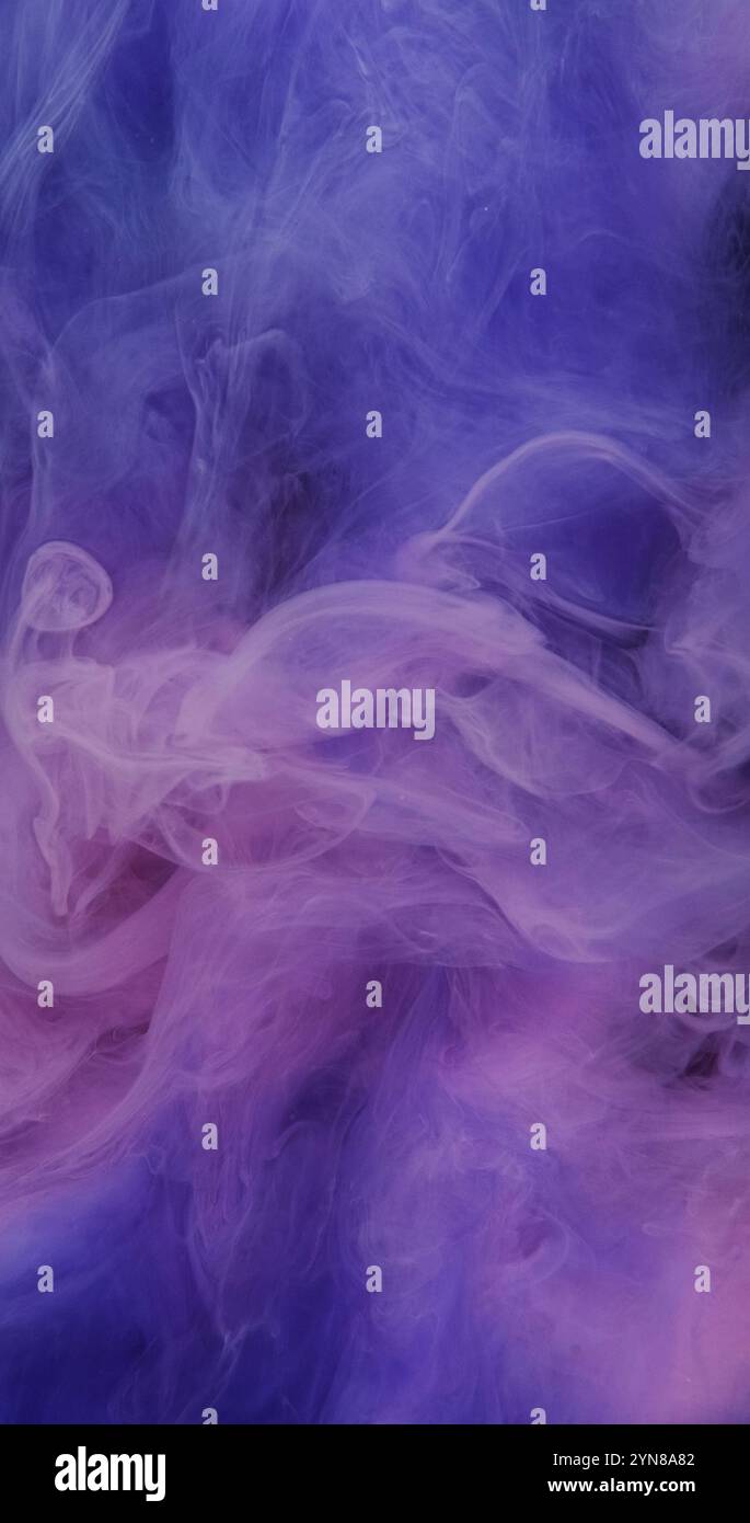 Mist swirl texture. Paint water flow. Purple pink color splash vapor ...