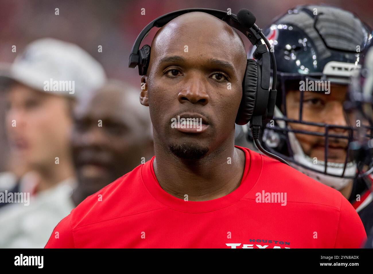 Houston, TX, USA. 24th Nov, 2024. Houston Texans head coach DeMeco ...