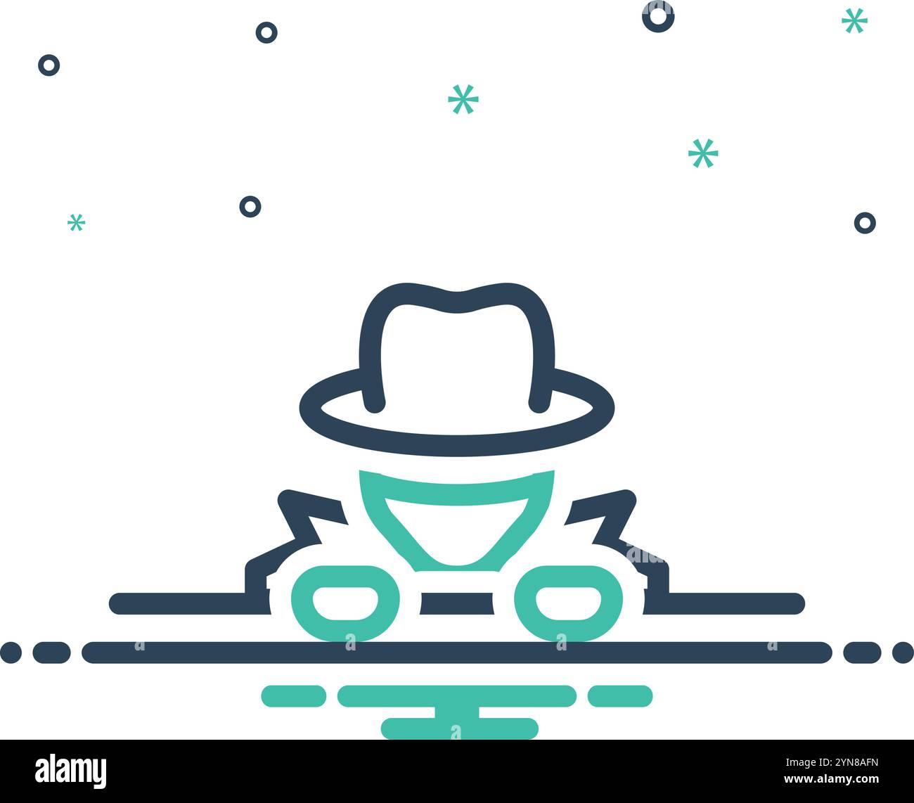 Icon for hidden, cryptic Stock Vector Image & Art - Alamy