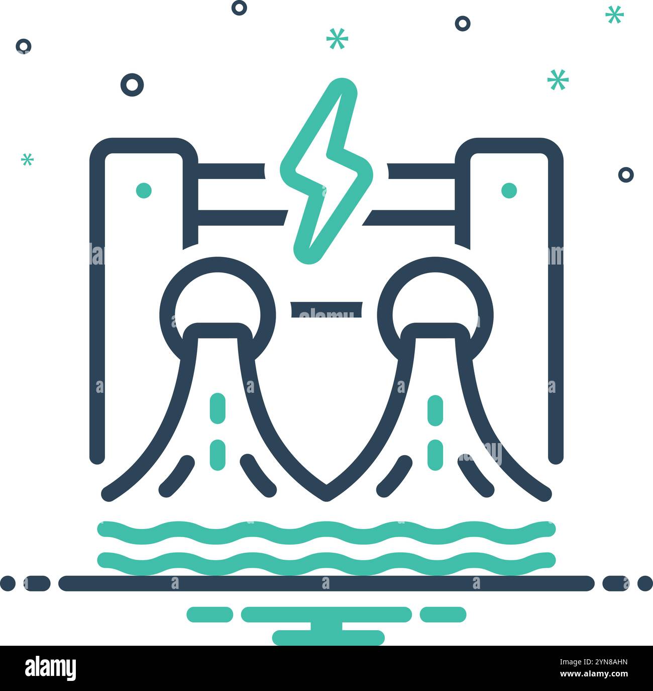 Power water Stock Vector Images - Alamy