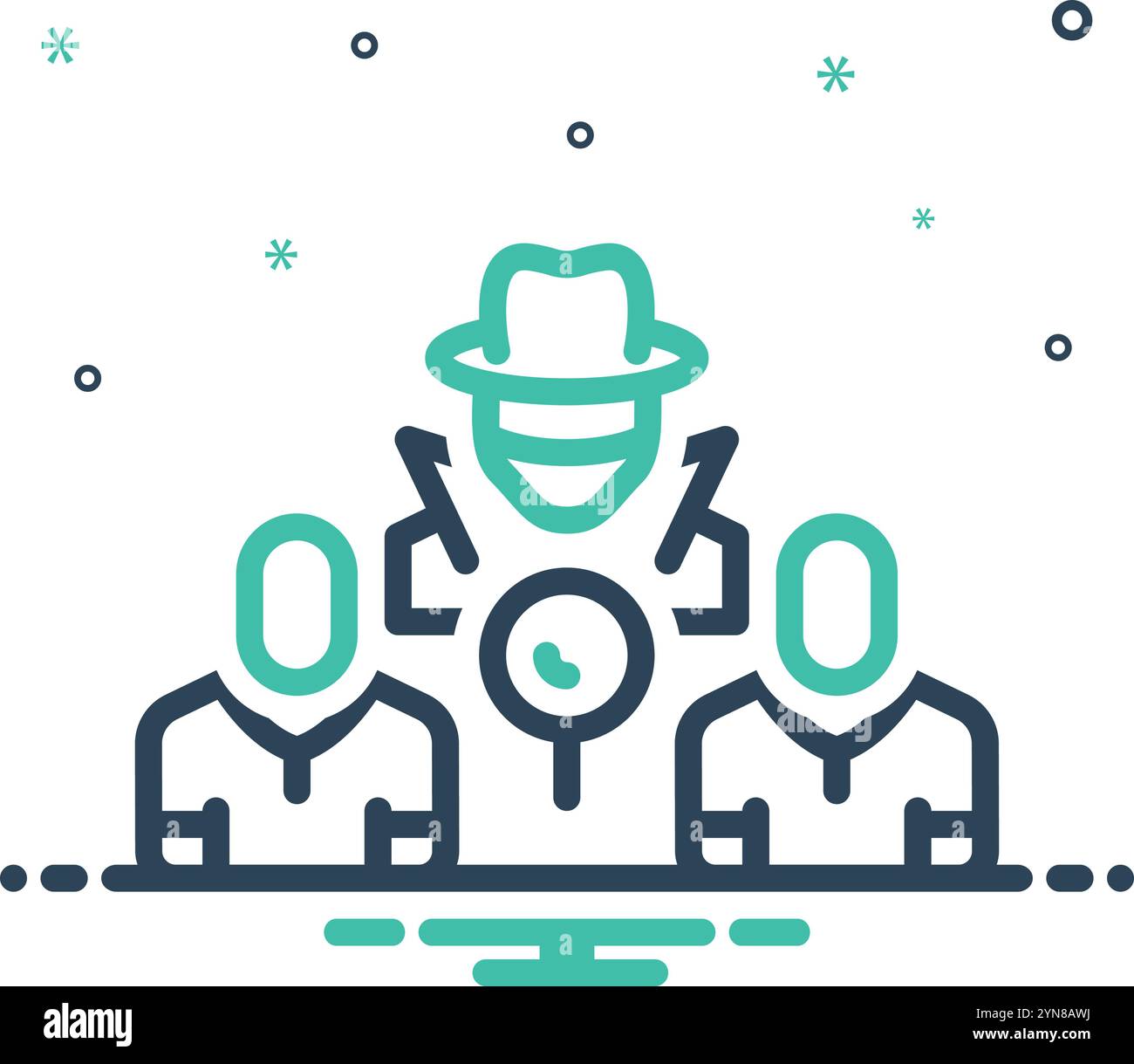 Icon for latent, imperceptible Stock Vector Image & Art - Alamy