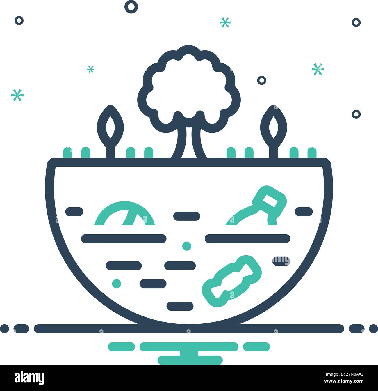 Icon for pollution, contamination Stock Vector Image & Art - Alamy