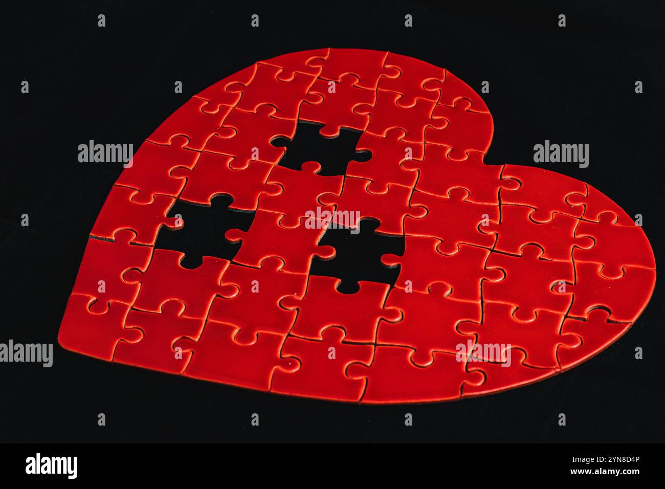 The concept of feelings in a puzzle. missing pieces in the puzzle ...