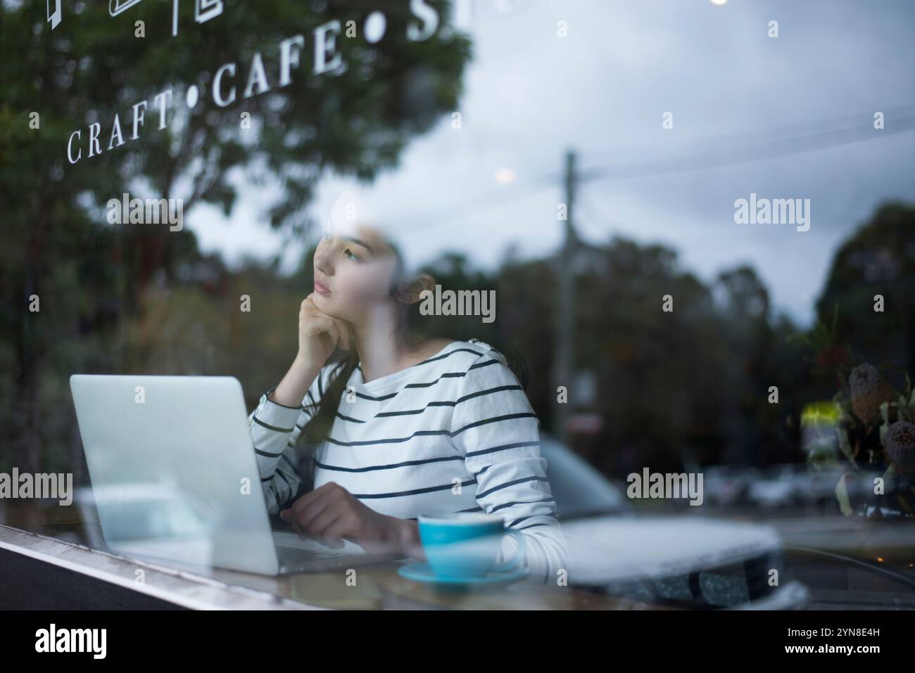 See through computer person hi-res stock photography and images - Alamy