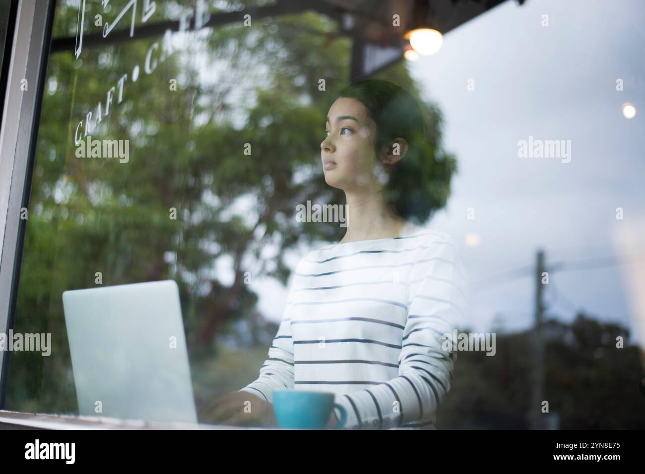 See through computer person hi-res stock photography and images - Alamy