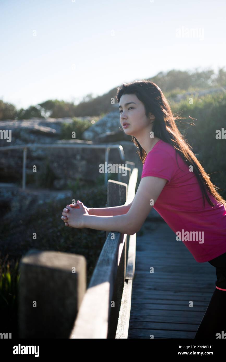 Woman in training wear Stock Photo - Alamy