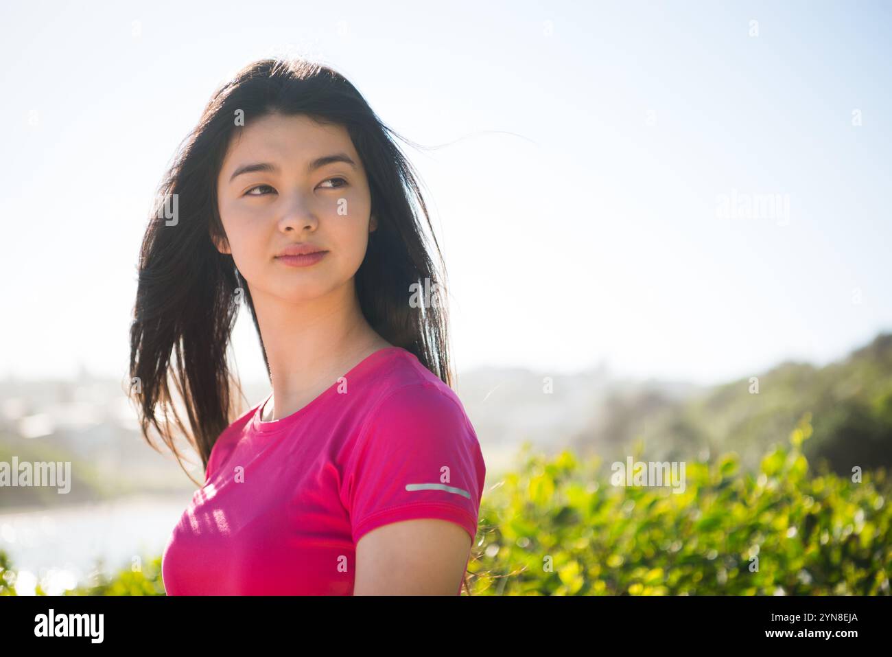 Woman in training wear Stock Photo - Alamy