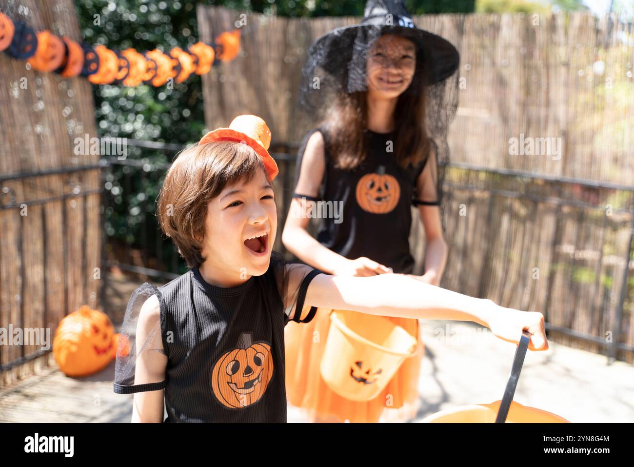 Trick treat cute child in hi-res stock photography and images - Alamy