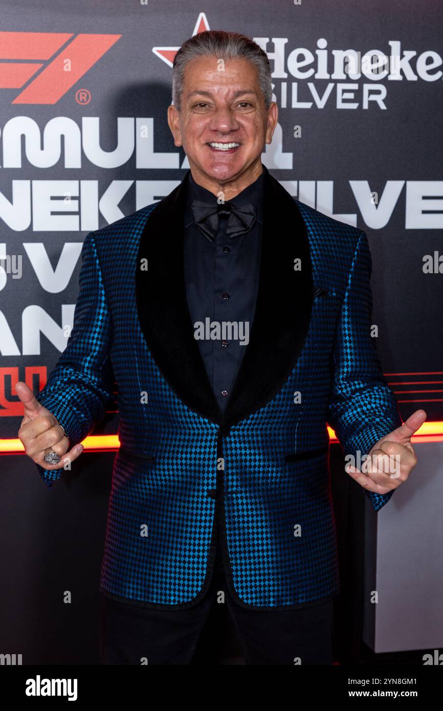 Bruce Buffer attends the FORMULA 1 HEINEKEN SILVER LAS VEGAS GRAND PRIX ...