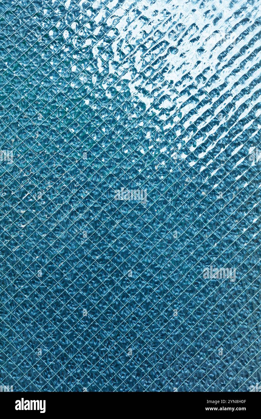 Blue frosted glass Stock Photo - Alamy