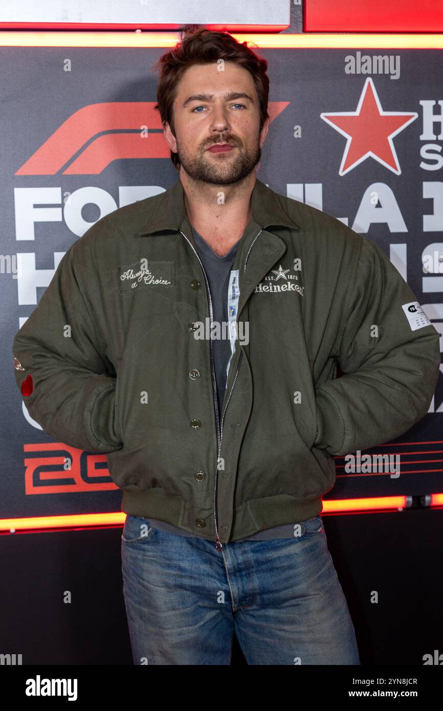 Brandon Sklenar attends the FORMULA 1 HEINEKEN SILVER LAS VEGAS GRAND ...