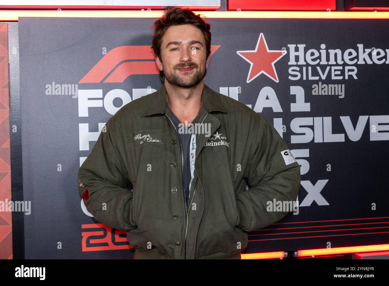 Brandon Sklenar attends the FORMULA 1 HEINEKEN SILVER LAS VEGAS GRAND ...