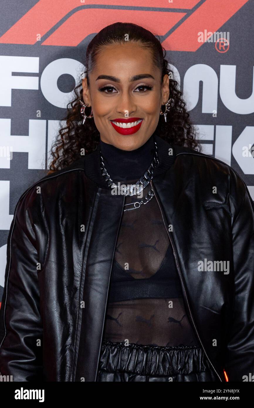 Skylar Diggins Smith attends the FORMULA 1 HEINEKEN SILVER LAS VEGAS ...