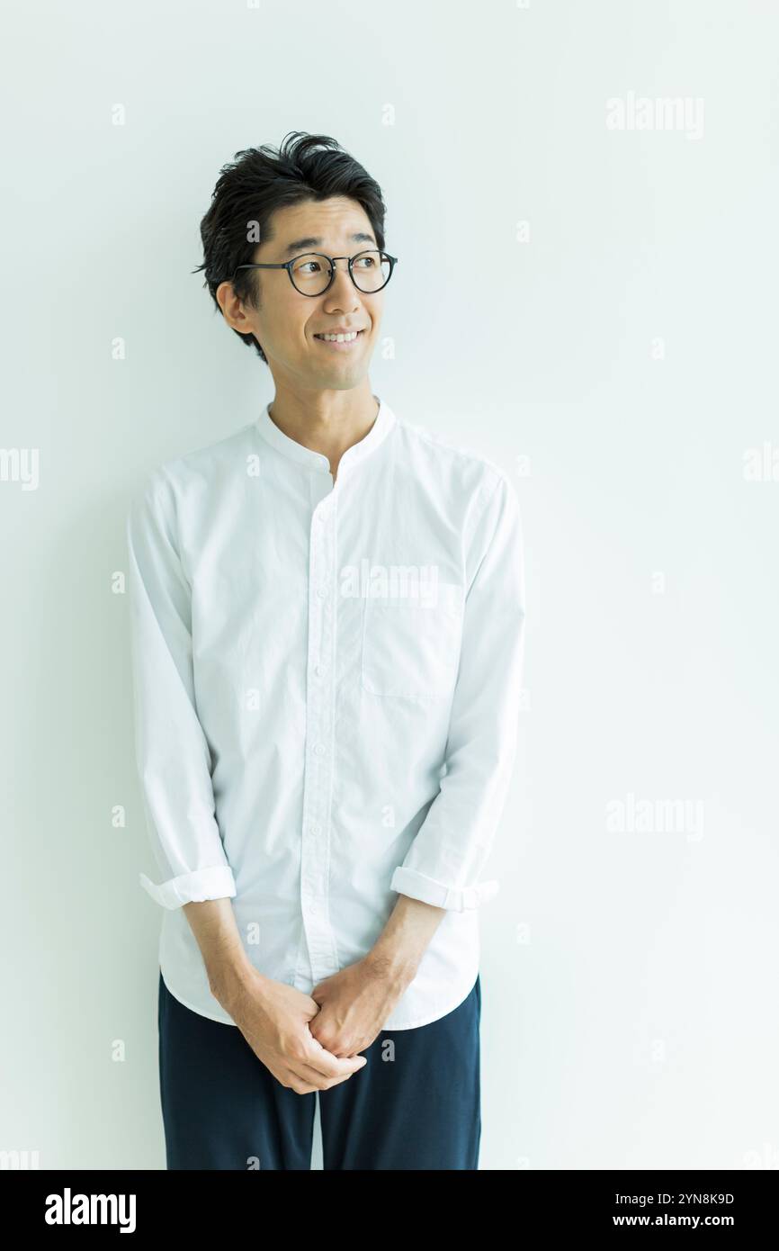 Japanese man portrait Stock Photo - Alamy