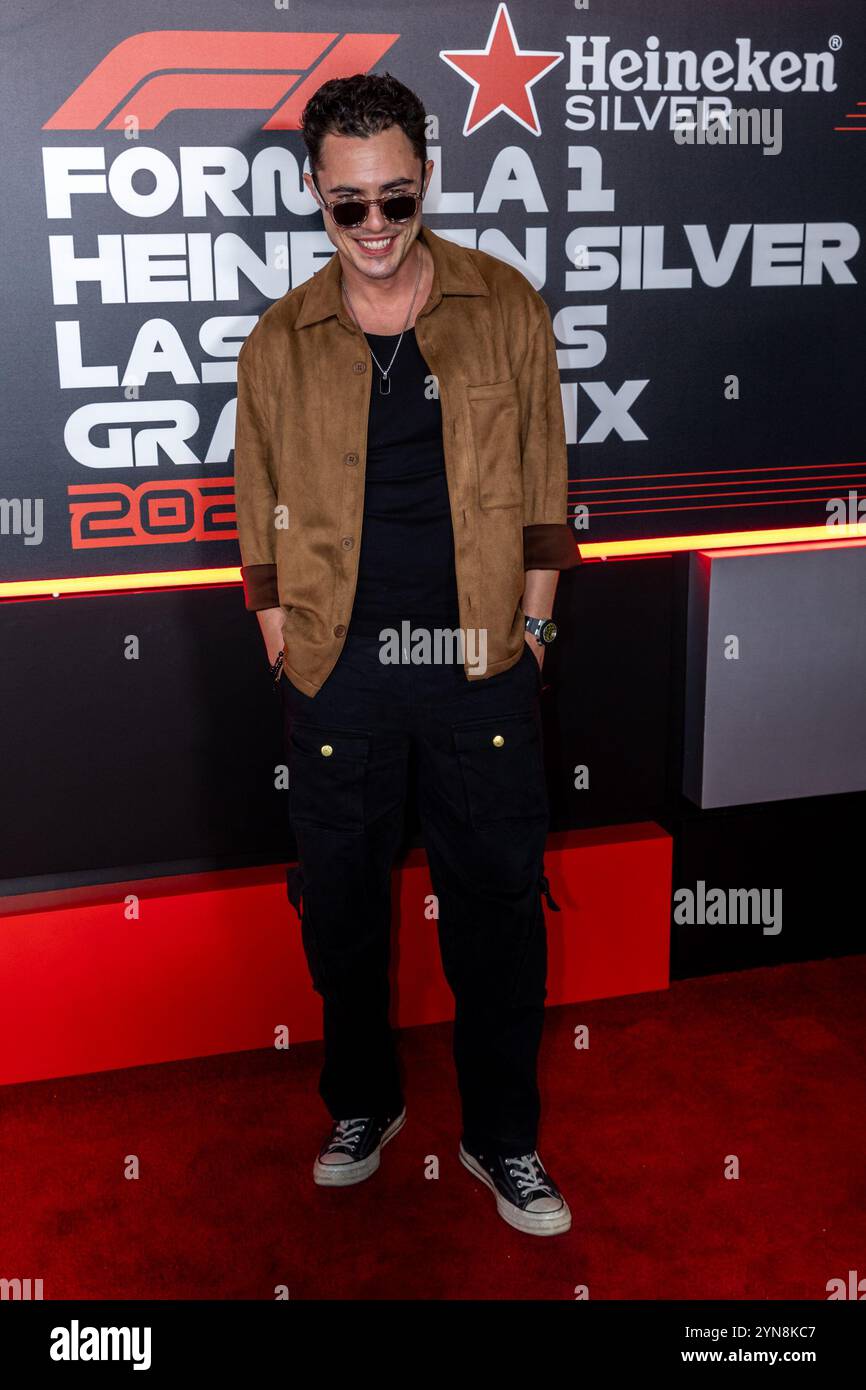 Darren Barnet attends the FORMULA 1 HEINEKEN SILVER LAS VEGAS GRAND ...