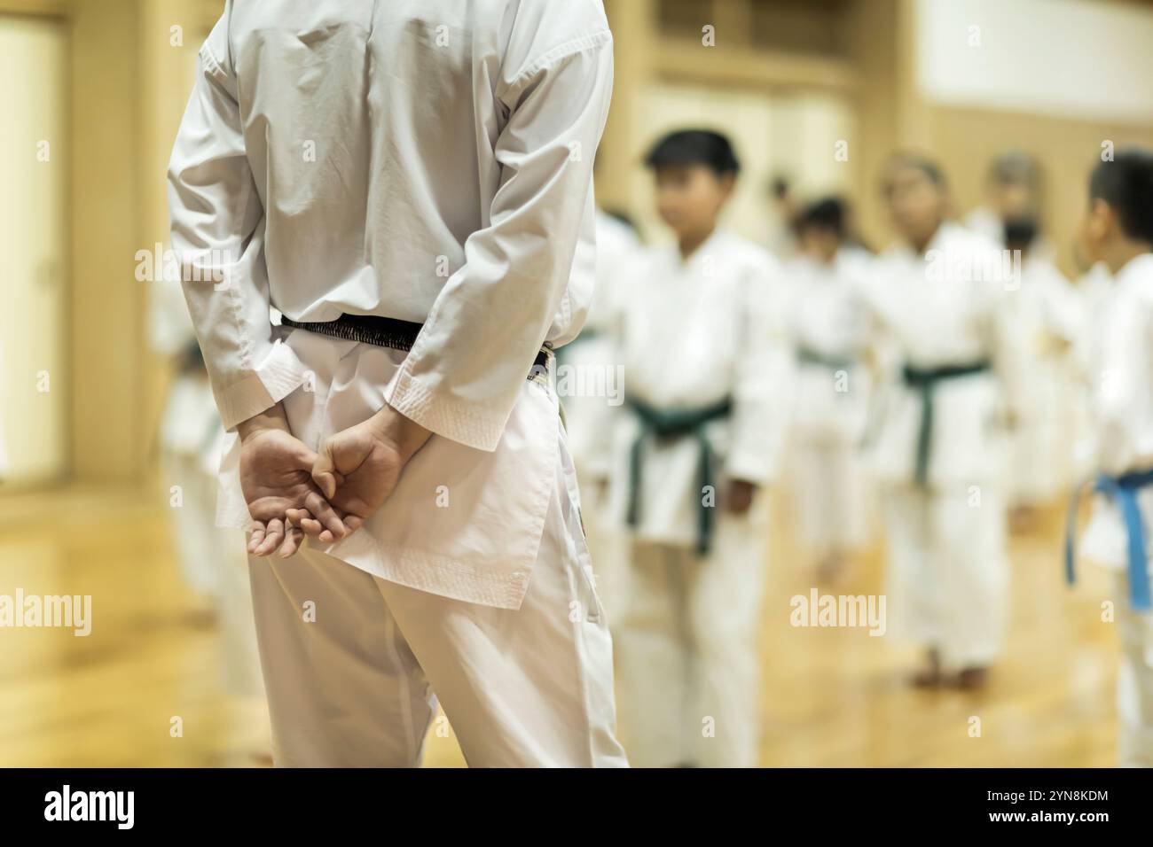 Sensei karate hi-res stock photography and images - Alamy