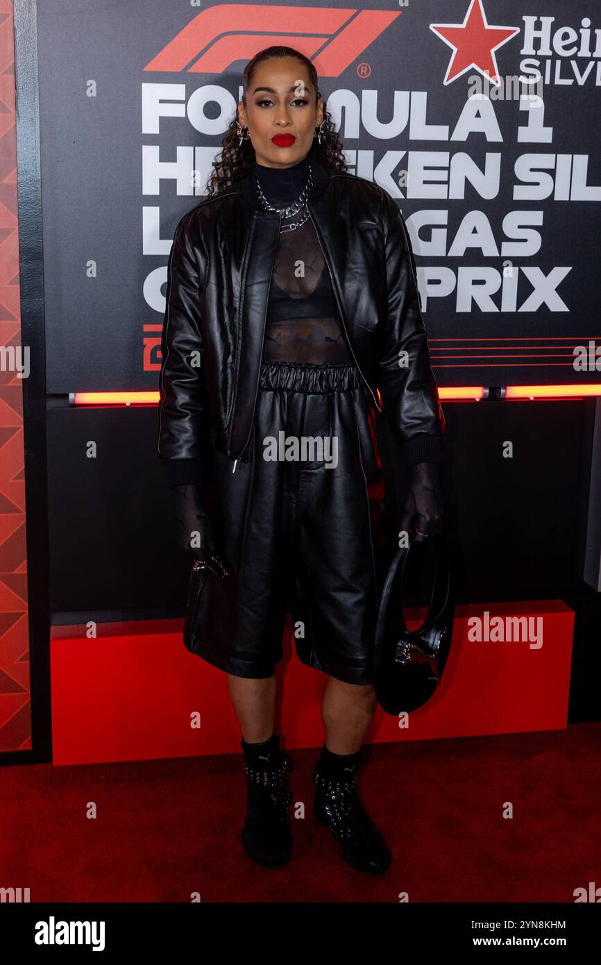 Skylar Diggins Smith attends the FORMULA 1 HEINEKEN SILVER LAS VEGAS ...
