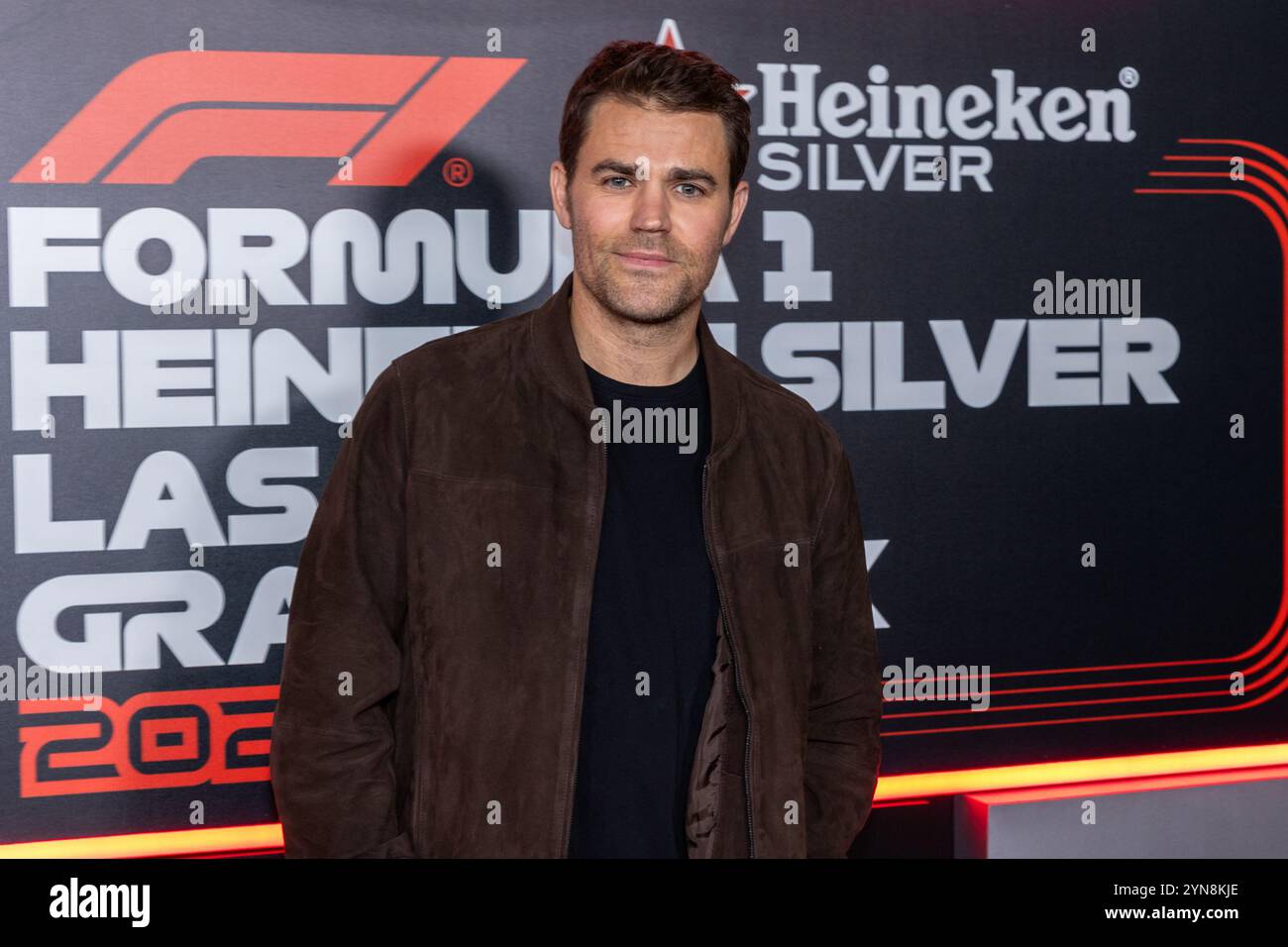 Paul Wesley attends the FORMULA 1 HEINEKEN SILVER LAS VEGAS GRAND PRIX ...