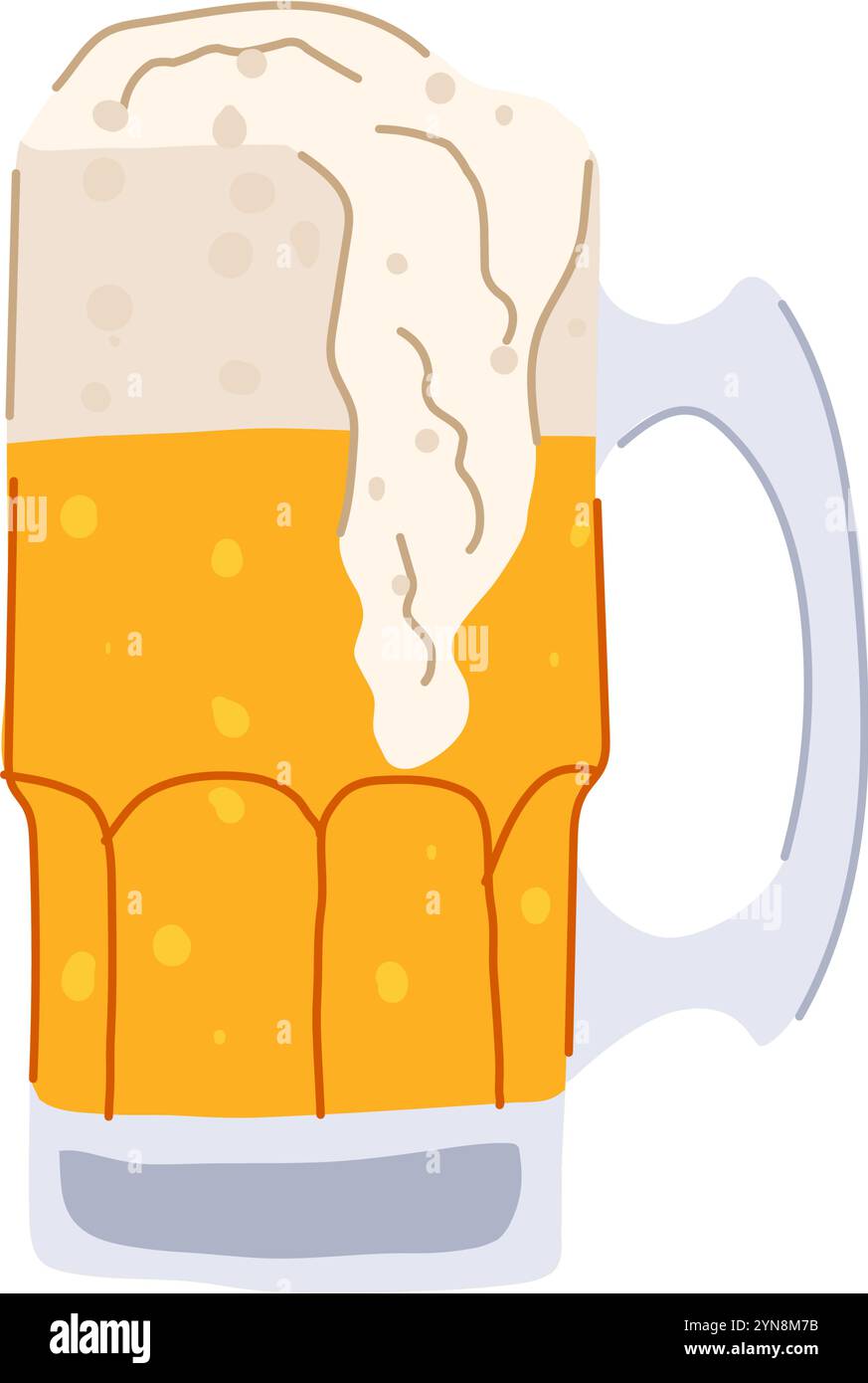 mug beer cup cartoon vector illustration Stock Vector Image & Art - Alamy