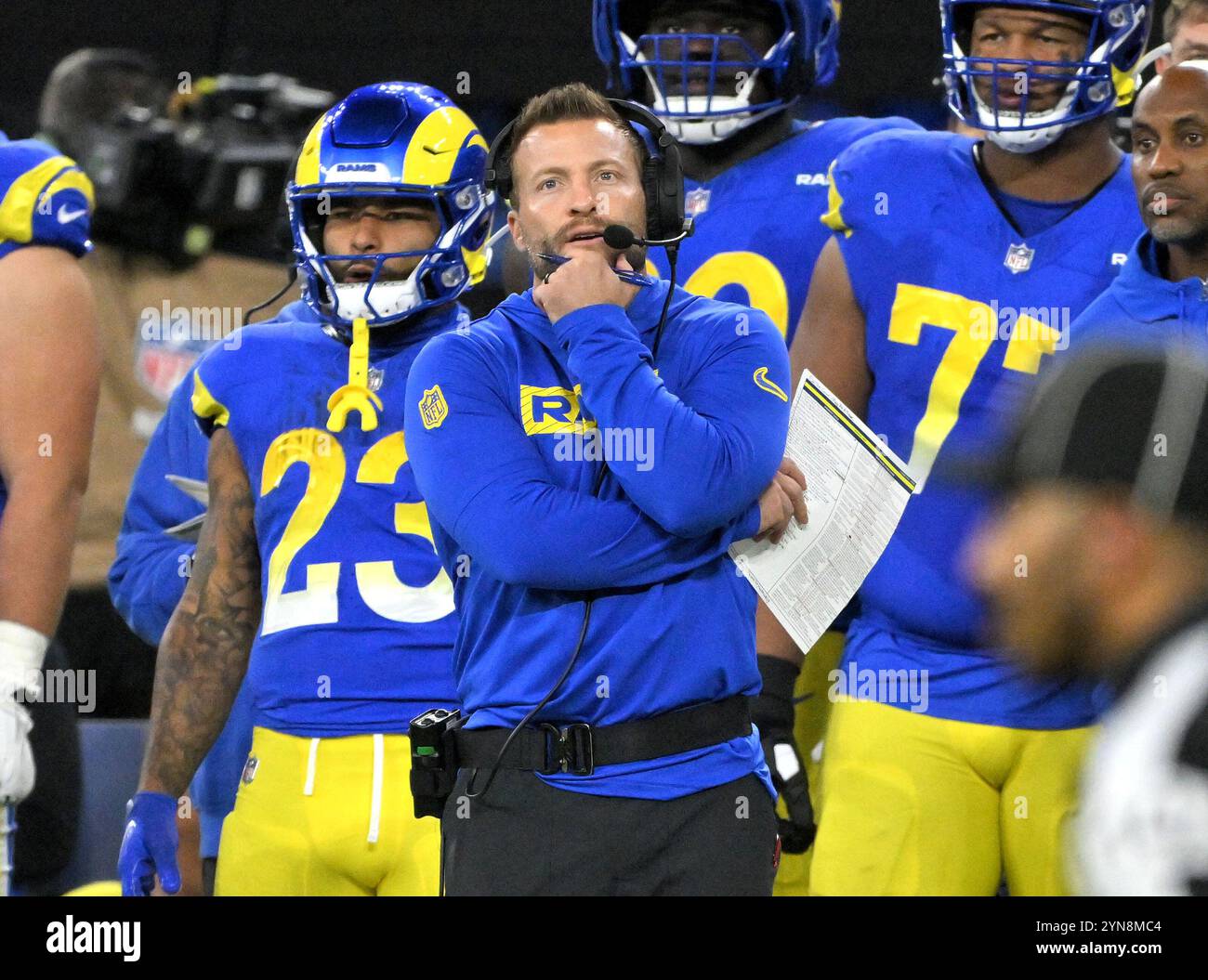 Los angeles rams head coach sean mcvay hi-res stock photography and ...