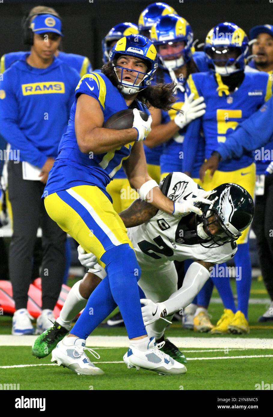 Inglewood, United States. 24th Nov, 2024. Los Angeles Rams receiver ...
