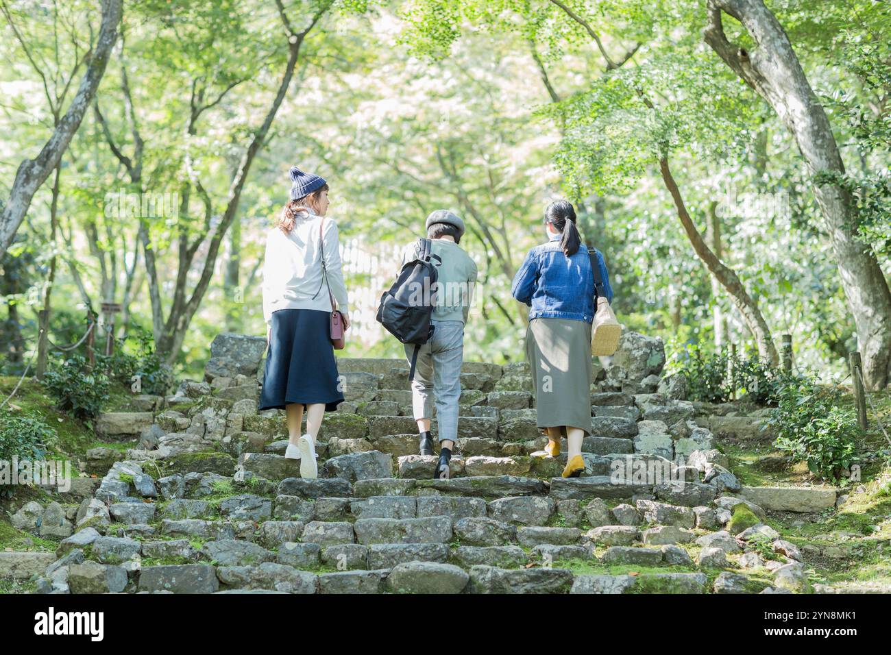 Women walk up stairs hi-res stock photography and images - Alamy