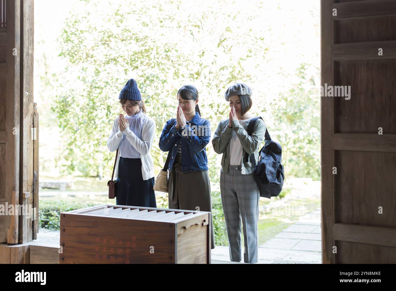 Group praying hands hi-res stock photography and images - Alamy