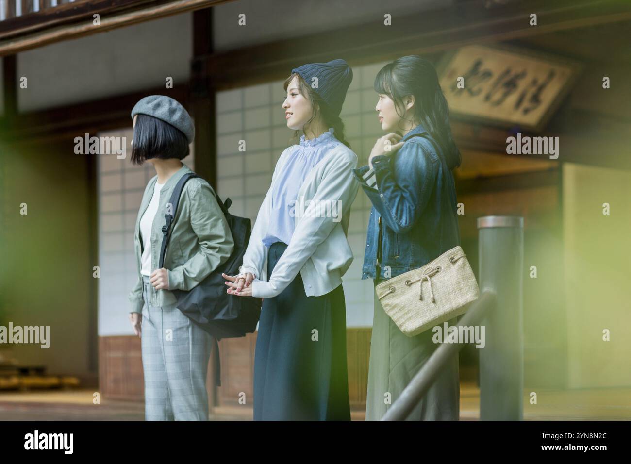 People on veranda hi-res stock photography and images - Alamy